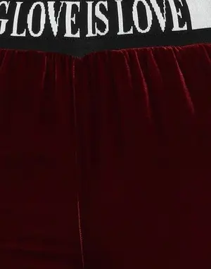 Dolce & Gabbana Velvet Tapered Trousers