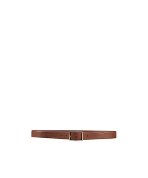 Brunello Cucinelli Minimalist Leather Belt - Brown
