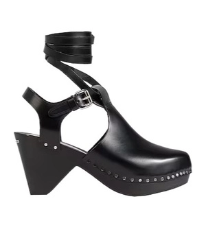 Isabel Marant Étoile Roundtoe Coneheel Sandals - Black