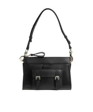 Chloé Mediumsize Solidcolor Leather Handbag - Black