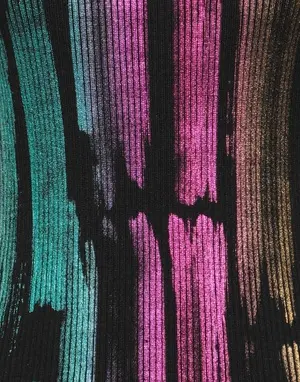 Dolce & Gabbana Multicolor Wool Sleeveless Knit Top