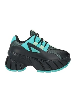 MAISON MARGIELA Twotone Platform Sneakers - Black
