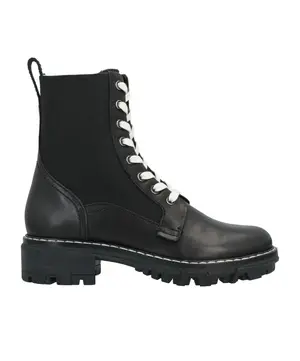 Rag & Bone Simple Leather Martin Boots - Black