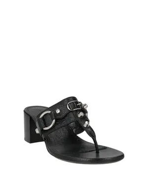 Balenciaga Leather Flip Flops