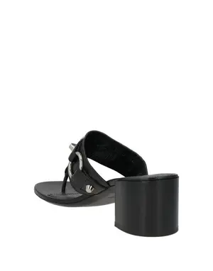 Balenciaga Leather Flip Flops