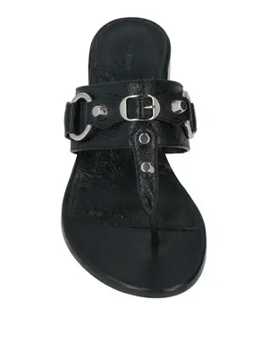 Balenciaga Leather Flip Flops