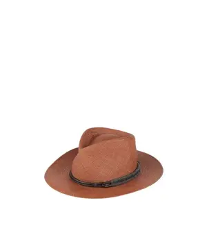 Brunello Cucinelli Straw Midbrim Sun Hat - Brown