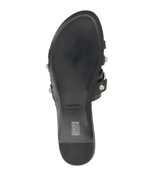 Balenciaga Pebbled-leather Sandals