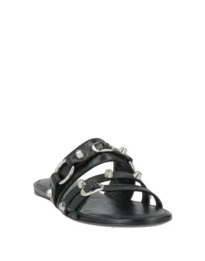 Balenciaga Pebbled-leather Sandals