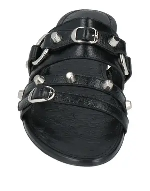 Balenciaga Pebbled-leather Sandals