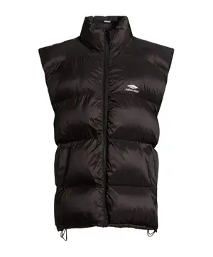 Balenciaga Zip Fastening Gilets - Black