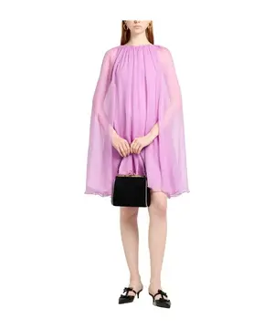Max Mara Organza Flared Special Occasion Dress