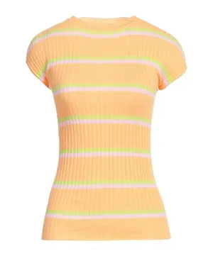 Sportmax Striped Short-sleeve Knit Top