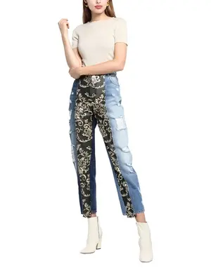 Dolce & Gabbana Multicolor Momfit Jeans