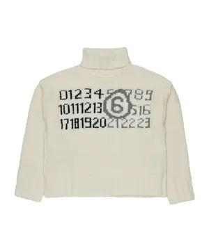 MAISON MARGIELA Numeric-logo Turtleneck Sweater