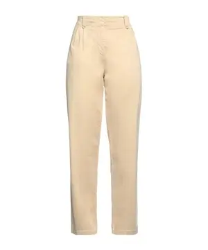 MAXCO. Plain Colour Casual Trousers - Sand-colored
