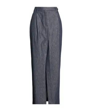 Brunello Cucinelli Darkwash Denim Pencil Skirt - Blue