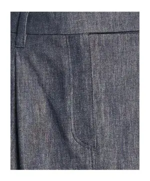 Brunello Cucinelli Darkwash Denim Pencil Skirt