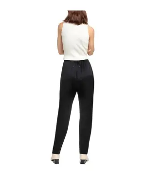 MAISON MARGIELA Solid-color Satin Trousers