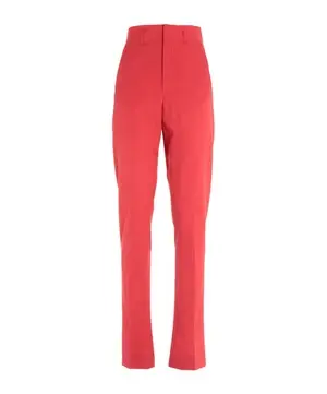 Isabel Marant Étoile Minimalist Tapered Pants - Red