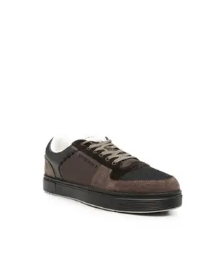 Emporio Armani Panelled Suede Sneakers