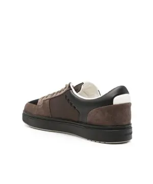 Emporio Armani Panelled Suede Sneakers