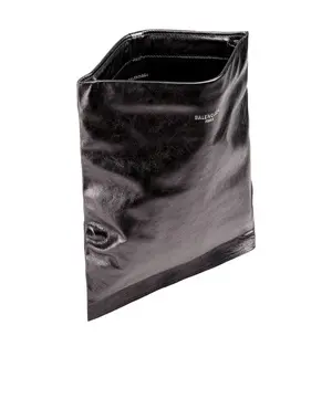 Balenciaga Metallic Leather Clutch