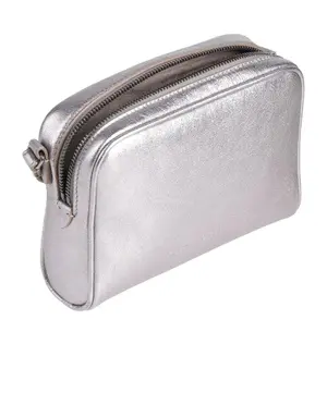 Brunello Cucinelli Metallic Compact Camera Bag