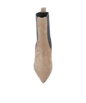 Brunello Cucinelli Pointedtoe Highheel Chelsea Boots
