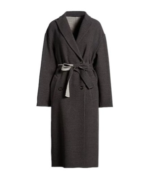 Brunello Cucinelli Longsleeve Singlebreasted Coat - Grey