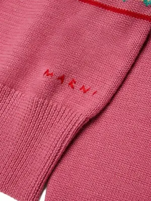 Marni Jacquard-heart Sweater