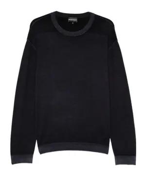 Emporio Armani Crew-neck Virgin-wool Sweater