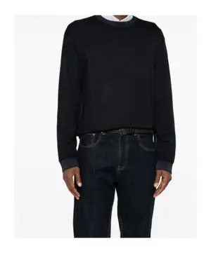 Emporio Armani Crew-neck Virgin-wool Sweater