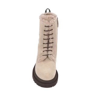 Brunello Cucinelli Lowheel Wool Ankle Boots