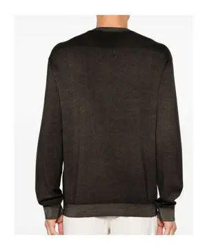 Emporio Armani Ribbed-trim Wool Sweater