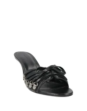 Balenciaga Solidcolor Leather Sandals
