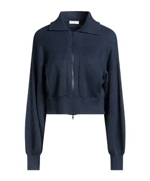 Brunello Cucinelli Minimalist Metallic Knit Jacket
