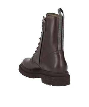 Brunello Cucinelli Laceup Blockheel Boots