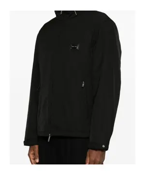 Emporio Armani Logo-plaque High-neck Jacket