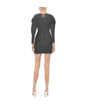Isabel Marant Étoile Metallic Long-sleeve Knit Dress