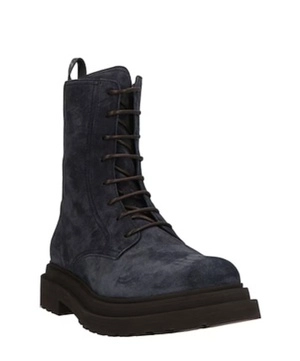 Brunello Cucinelli Roundtoe Laceup Ankle Boots