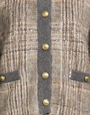 Brunello Cucinelli Plaid Jacquard Knitwear