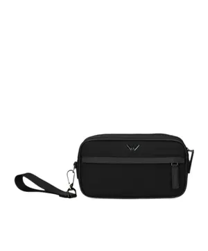 Emporio Armani Logo-plaque Wash Bag - Black