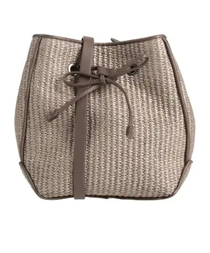 Brunello Cucinelli Twotone Mini Bucket Bag
