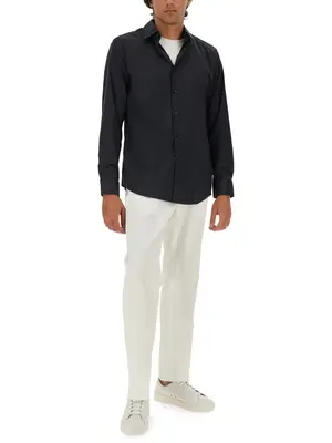 Hugo Boss Performance-stretch Twill Slim-fit Shirt