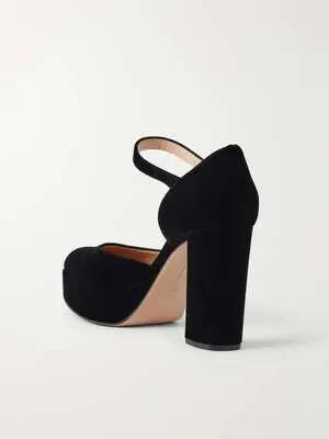 GIANVITO ROSSI 70 Velvet Pumps