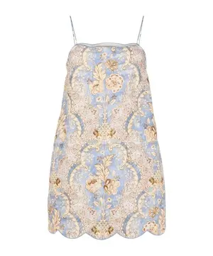 Zimmermann Daylight Scallop Mini Dress