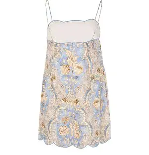 Zimmermann Daylight Scallop Mini Dress