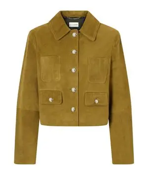Altuzarra Astley Suede Jacket - Tan
