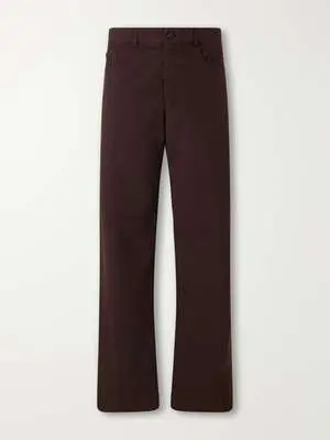Dries Van Noten Straight-leg Cotton Trousers